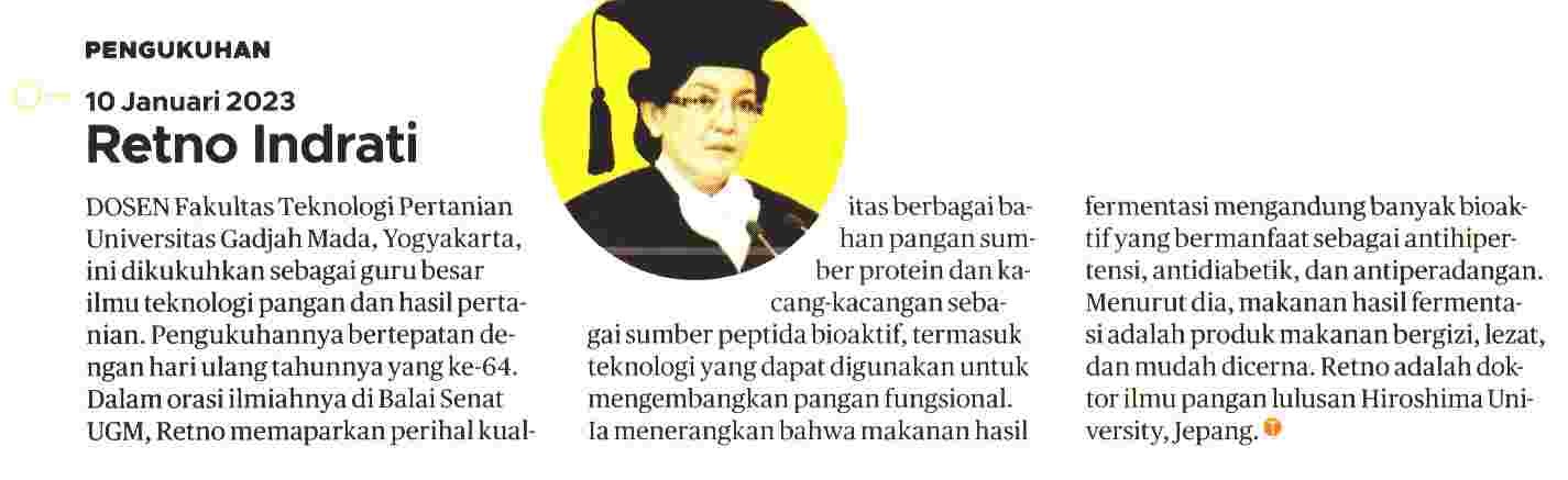 Ppengukuhan Retno Indrati – koran.humas.ugm.ac.id