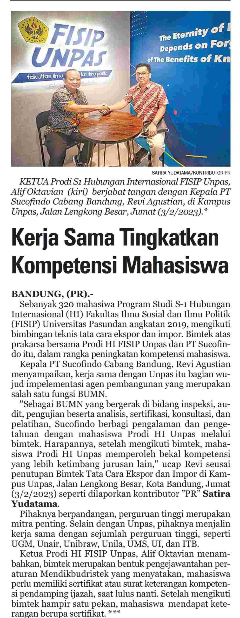 Kerjasama Tingkatkan Kompetensi Mahasiswa – koran.humas.ugm.ac.id