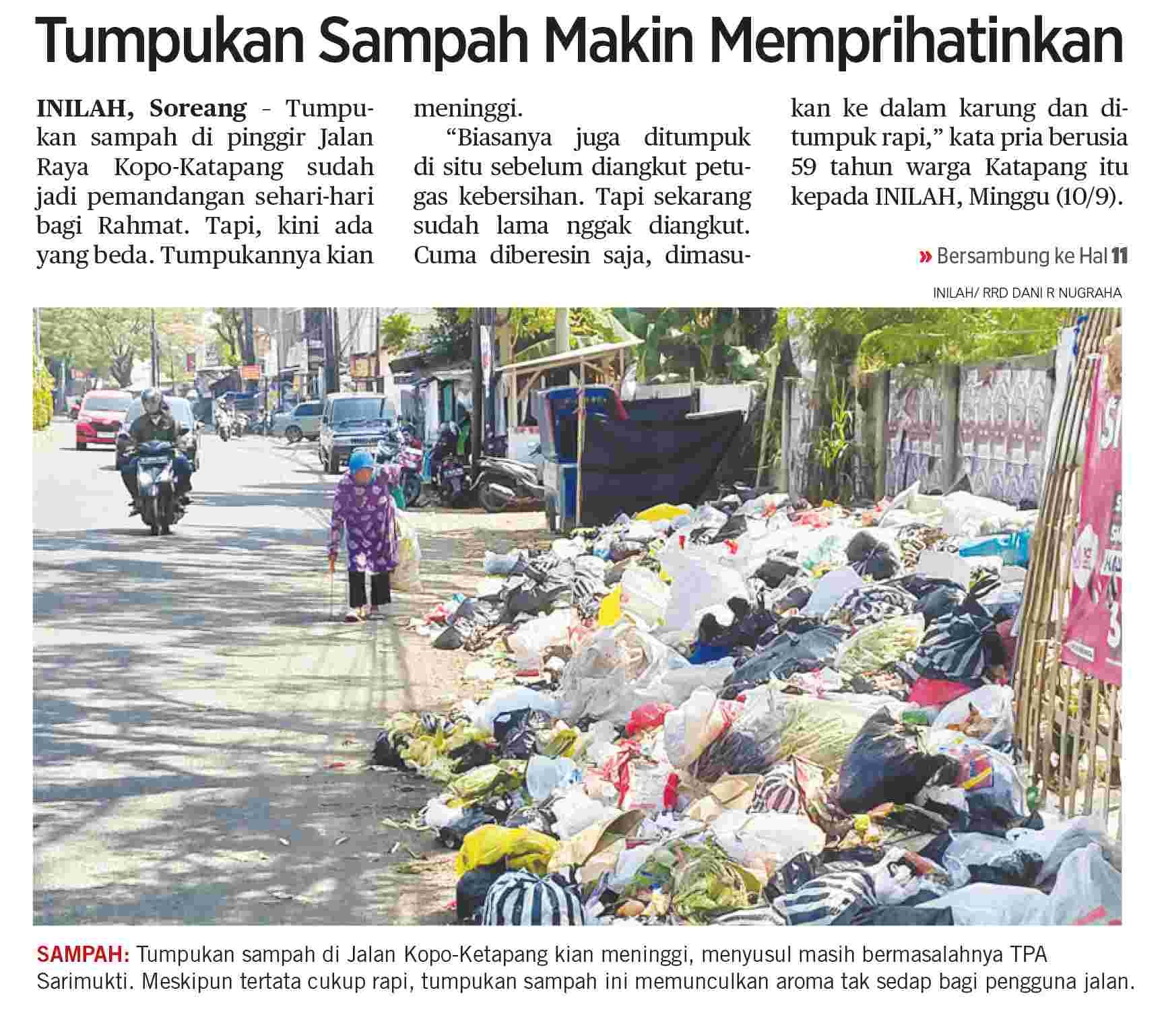 Tumpukan Sampah Makin Memprihatinkan – koran.humas.ugm.ac.id